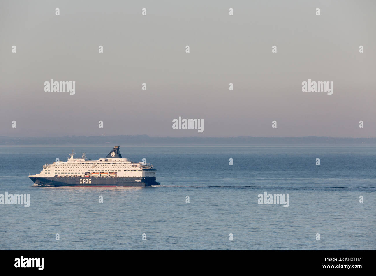 DFDS cruise ferry Pearl Seaways passes Kullen Stock Photo - Alamy