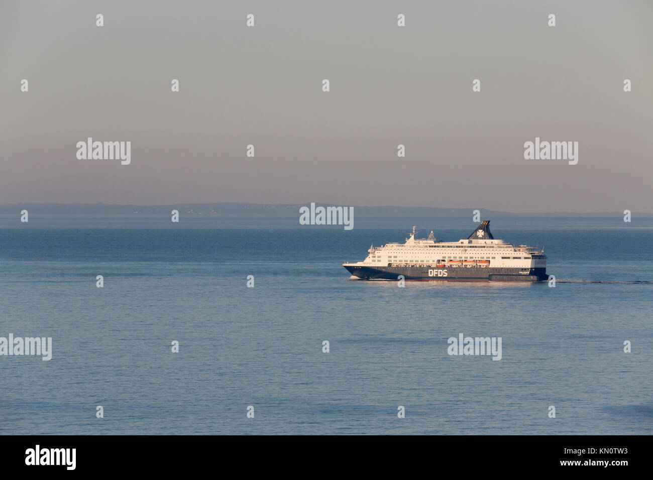 DFDS cruise ferry Pearl Seaways passes Kullen Stock Photo - Alamy