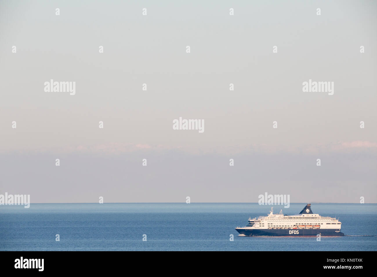 DFDS cruise ferry Pearl Seaways passes Kullen Stock Photo - Alamy
