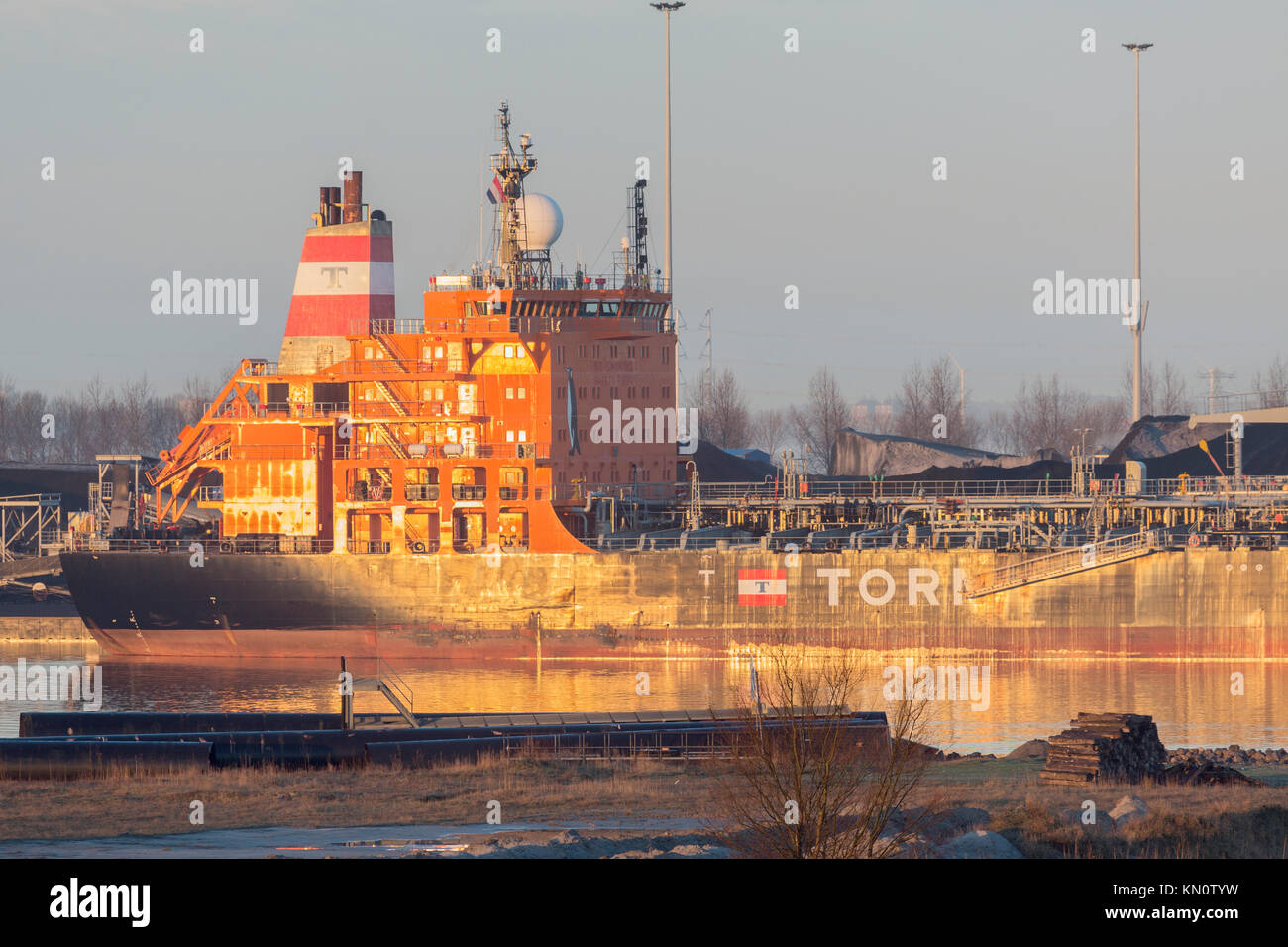 Torm product tank vessel at Amsterdam Stock Photo - Alamy