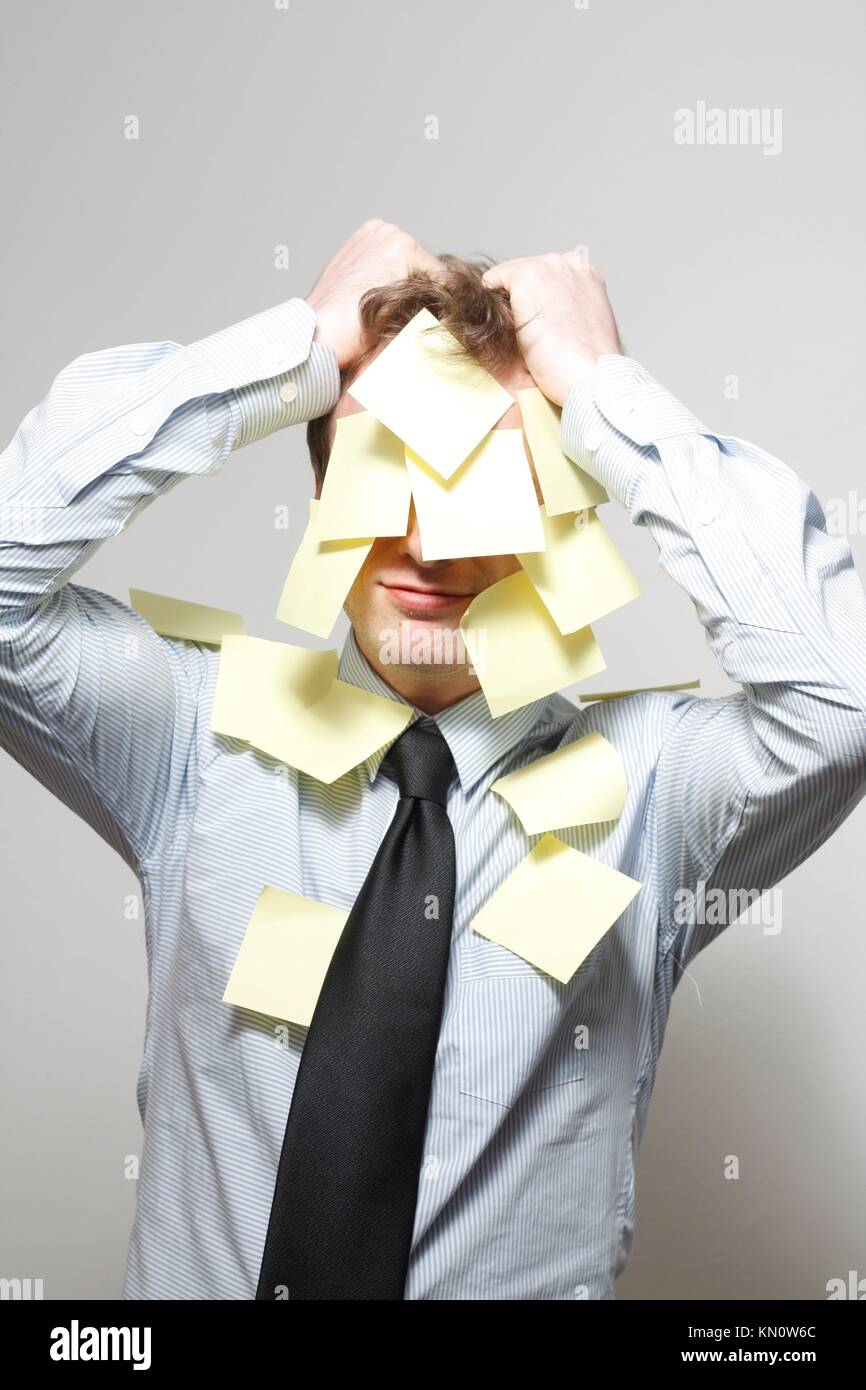 Covered in post it notes hi-res stock photography and images - Alamy