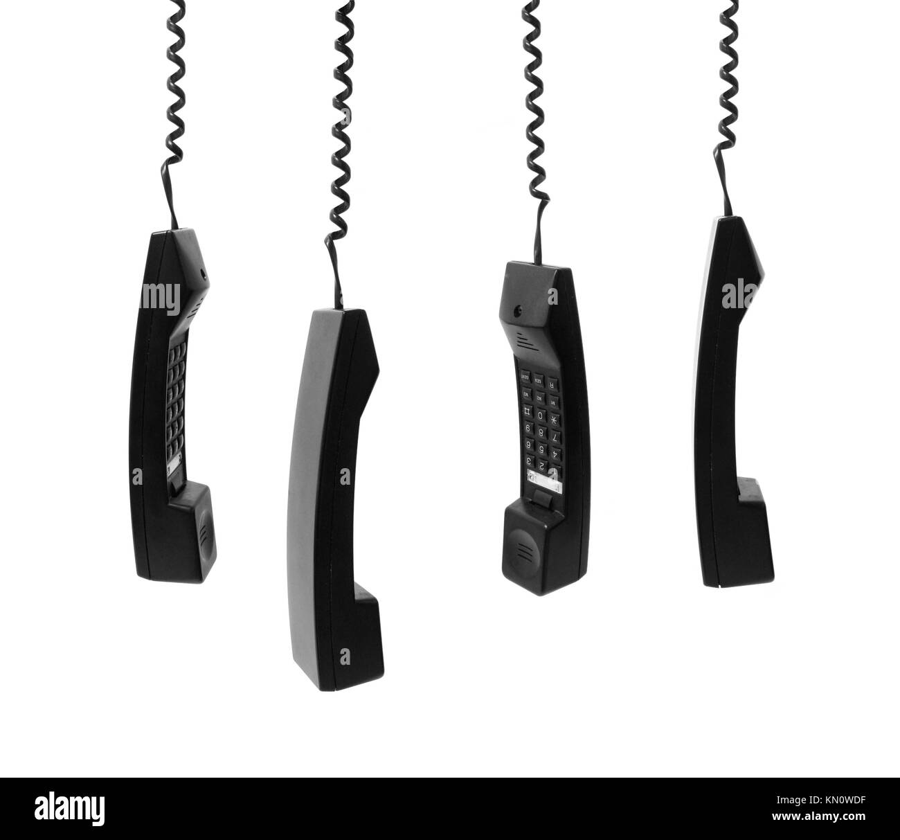 Black retro telephone Black and White Stock Photos & Images - Alamy