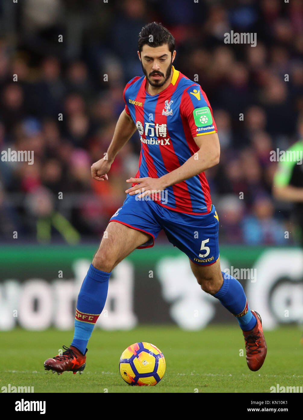 Crystal Palaces' James Tomkins during the Premier League match at ...