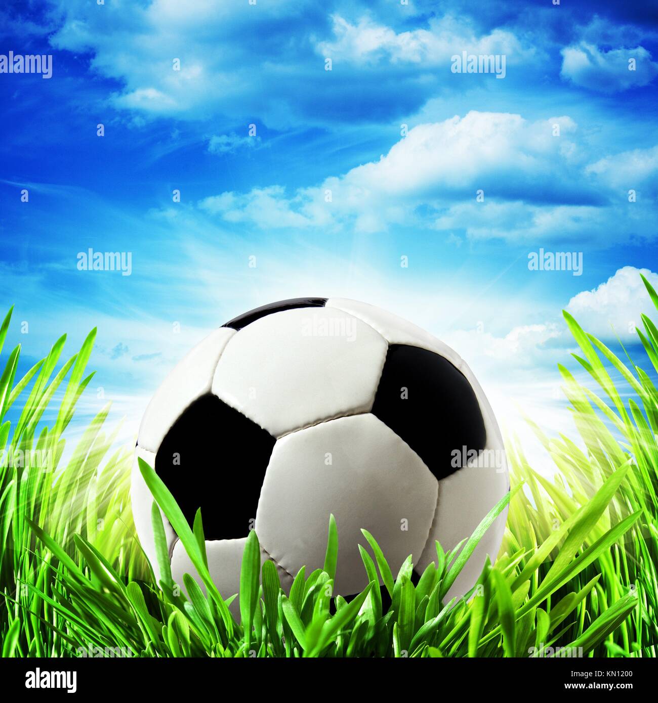 abstract football backgrounds under bright sun Stock Photo - Alamy