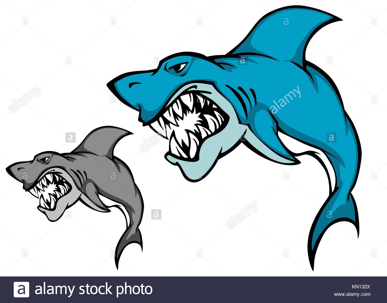 Angry Fish Cartoon Stock Photos & Angry Fish Cartoon Stock Images - Alamy