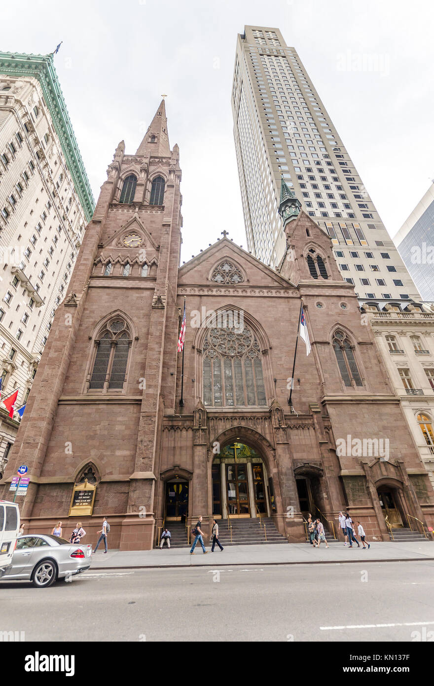 NEW YORK - JUL 17: Fifth Avenue Presbyterian Church (FAPC) in New York ...