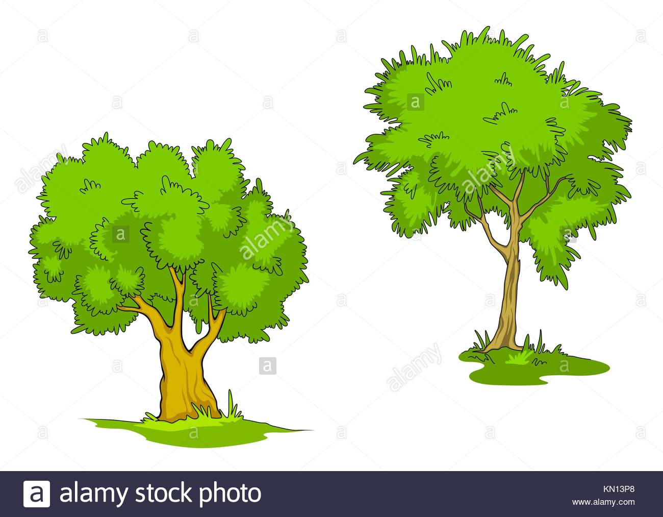 Cartoon Trees Stock Photos & Cartoon Trees Stock Images - Alamy