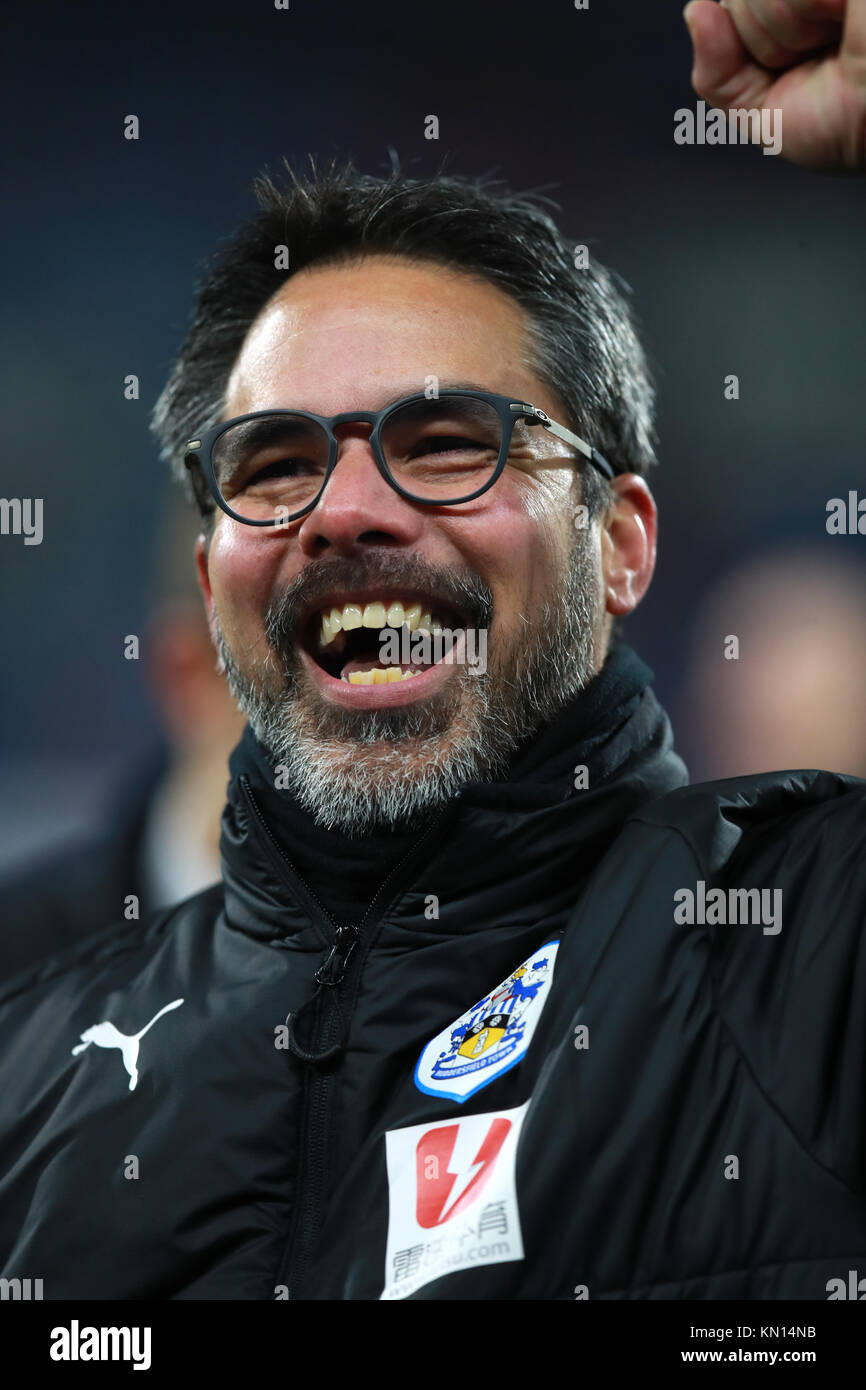 Huddersfield Town manager David Wagner celebrates after the final ...