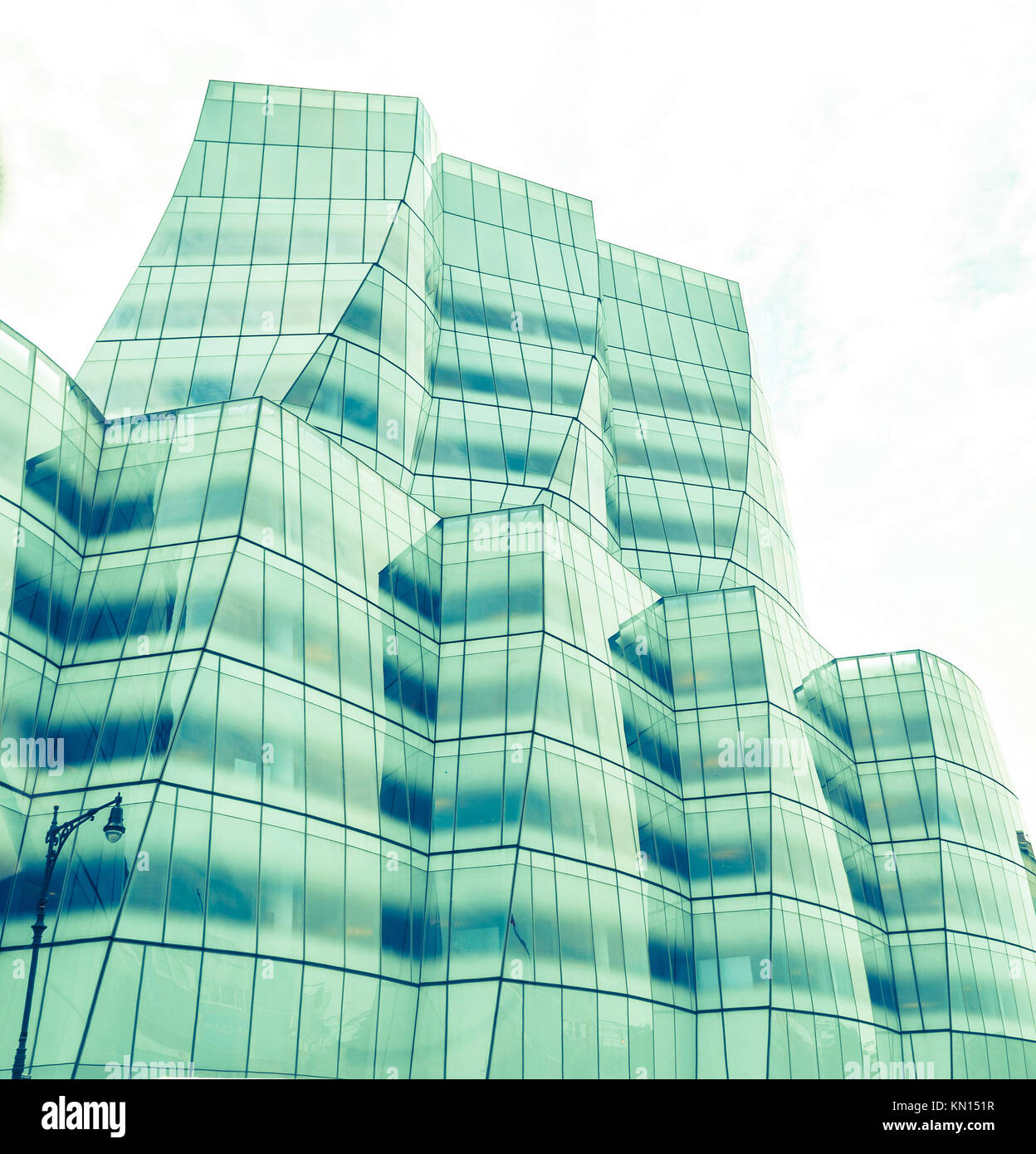 NEW YORK CITY - JUNE 13: View of IAC Building facade on June 10, 2015 ...