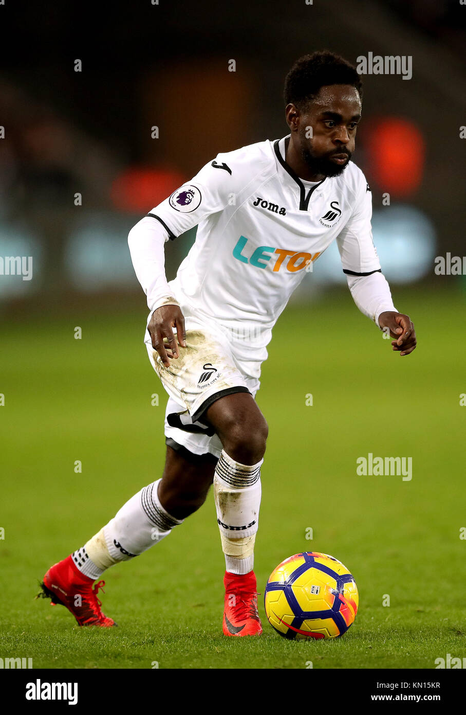 Swansea City's Nathan Dyer during the Premier League match at the ...