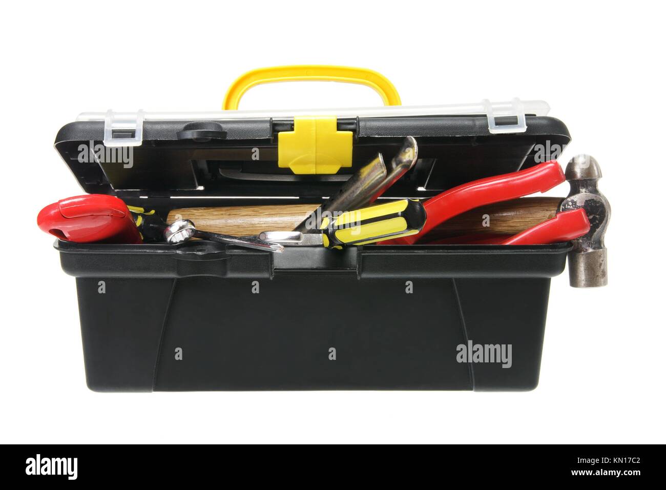 Tool Box on White Background Stock Photo - Alamy