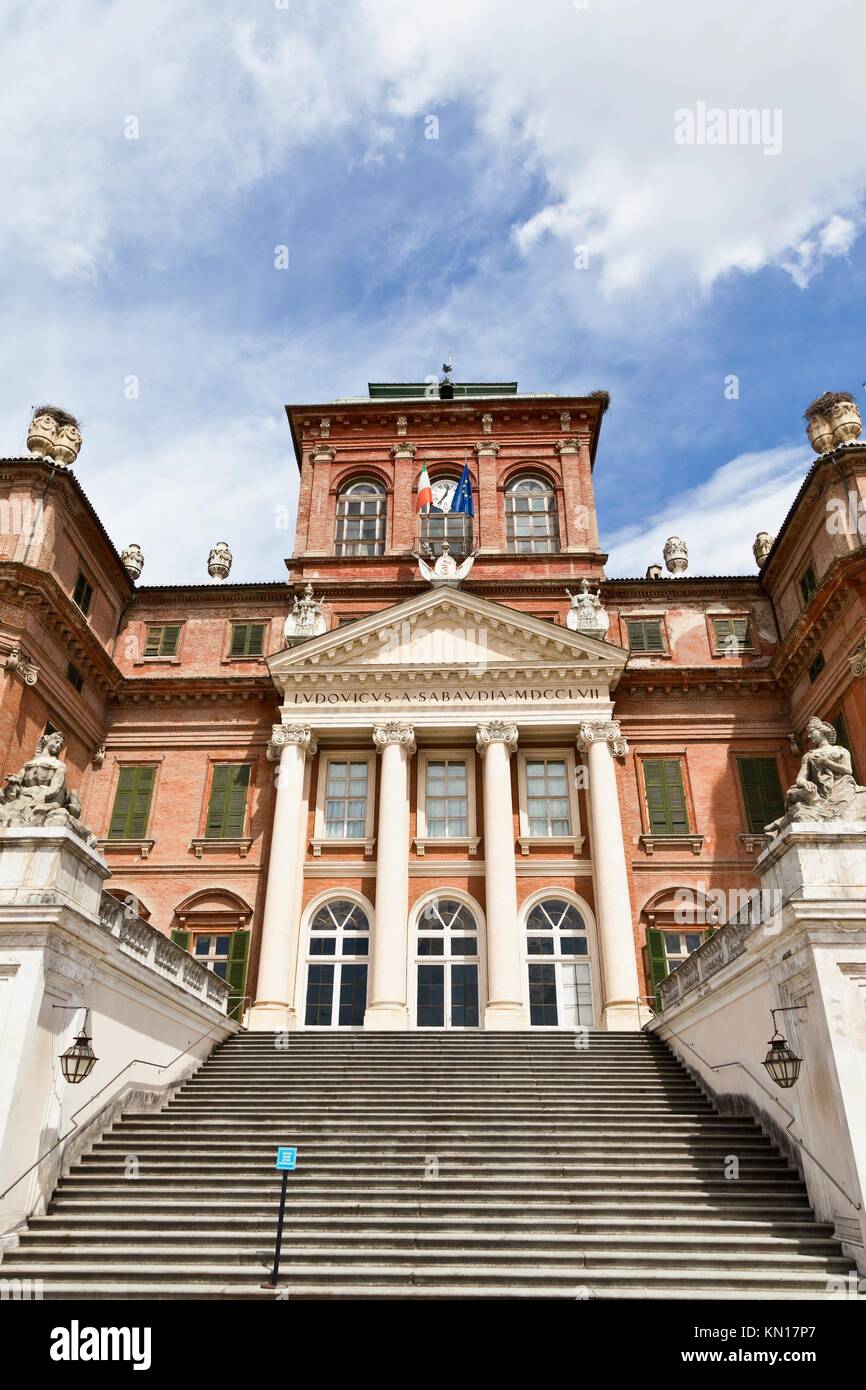Italy - Piemonte region Racconigi Royal Castle entrance Stock Photo - Alamy