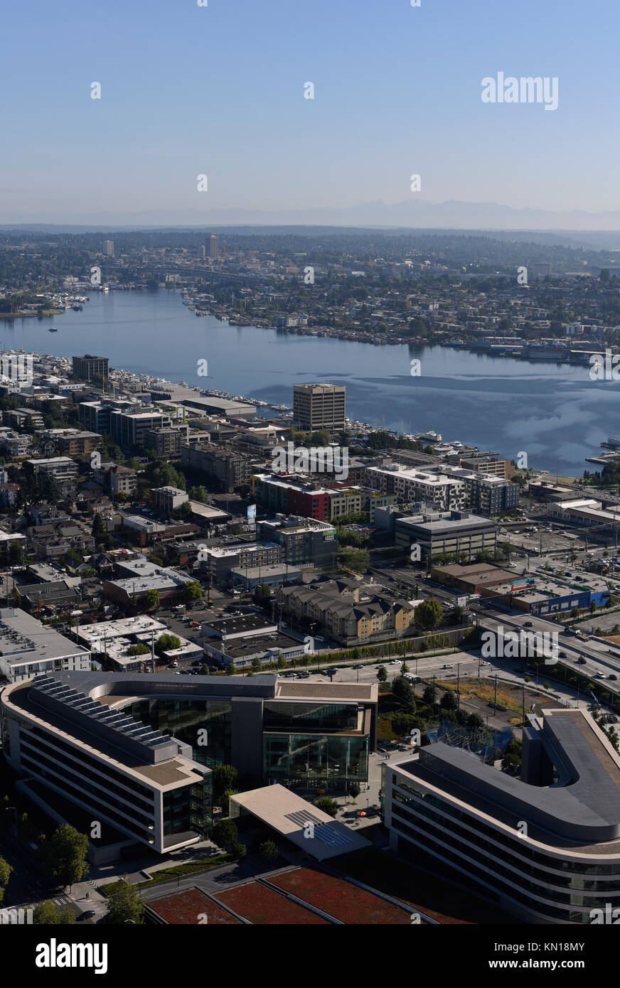 Aerial views seattle washington hi-res stock photography and images - Alamy