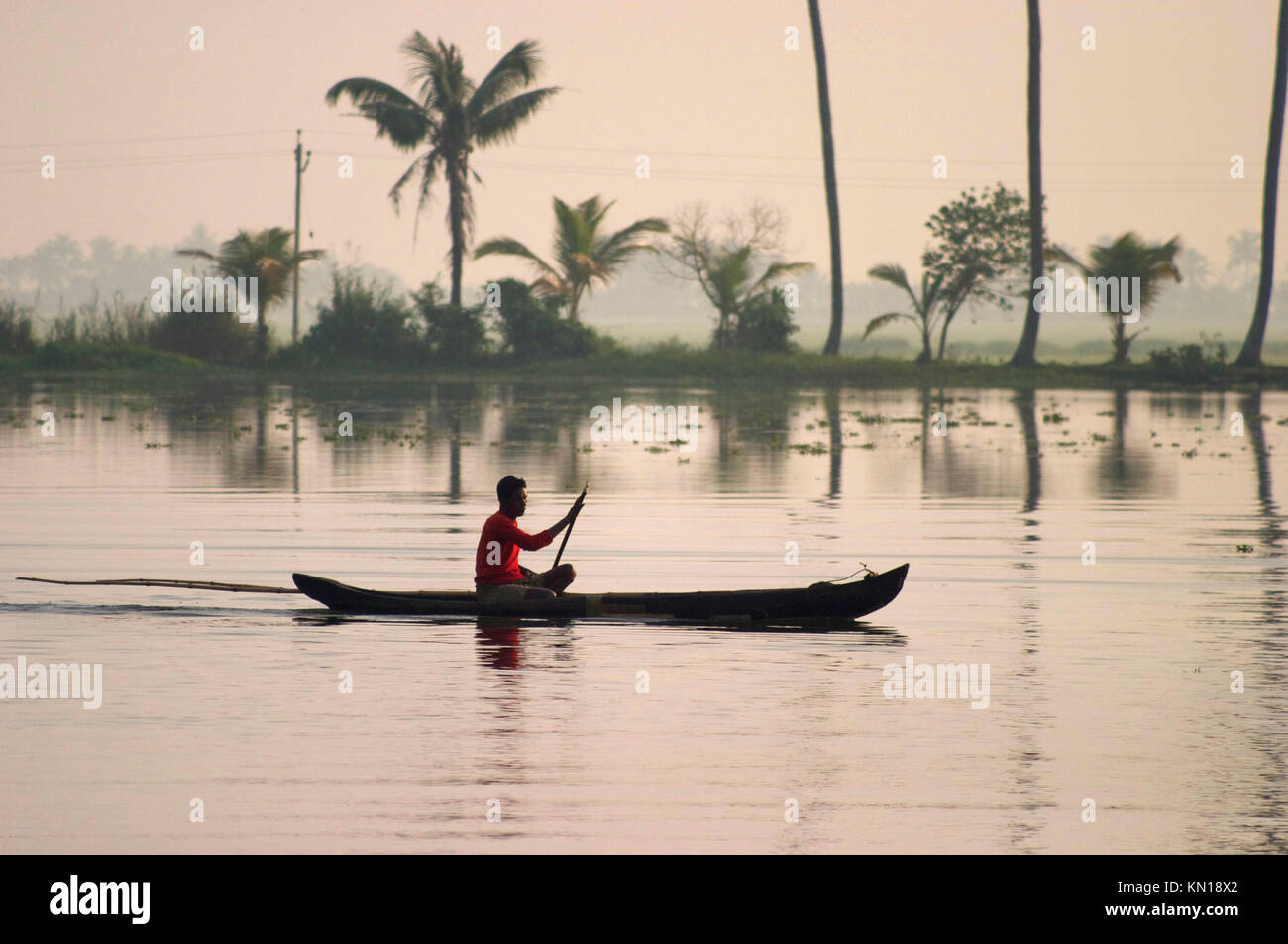Back waters in india hi-res stock photography and images - Alamy