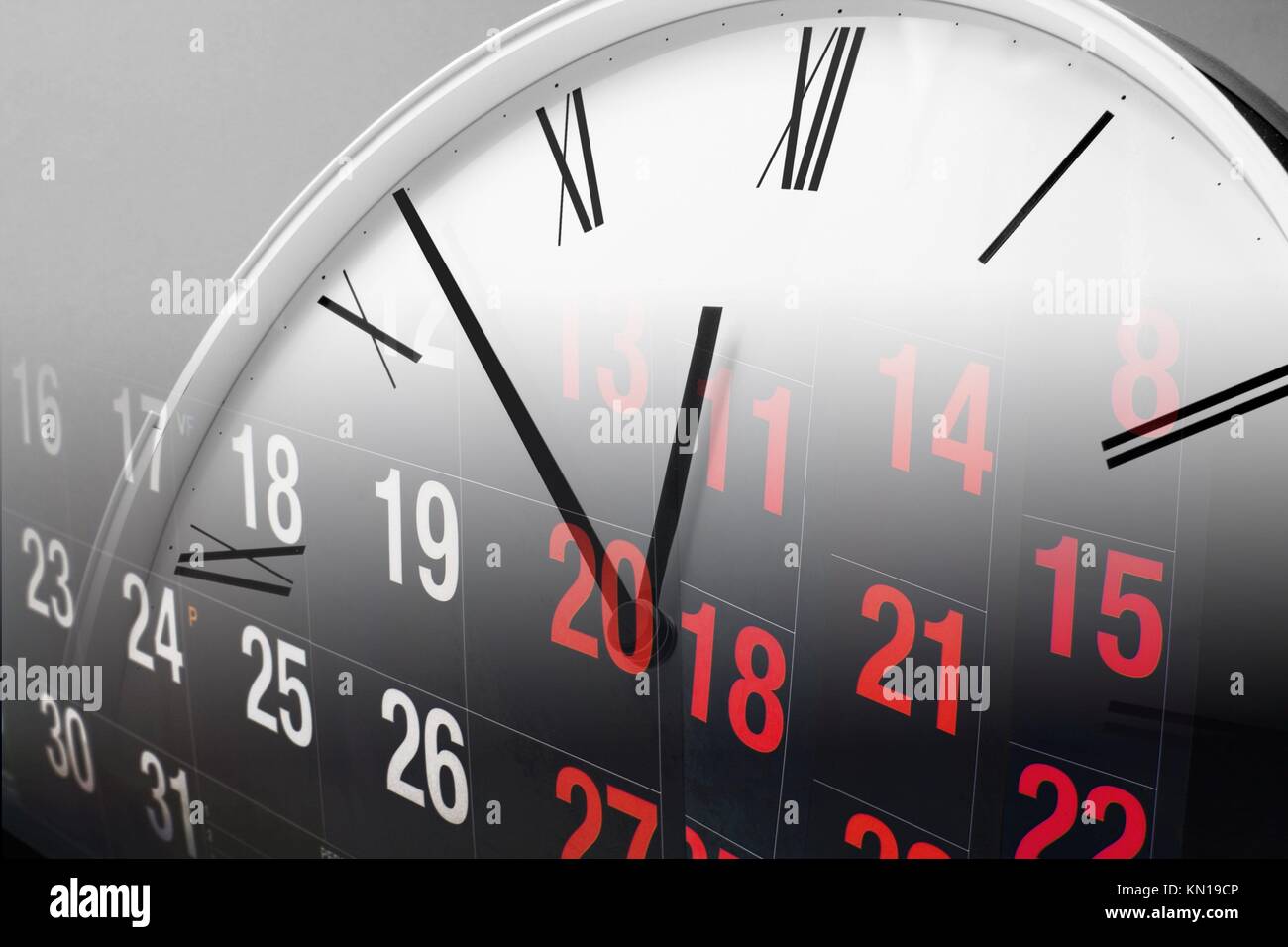Clock calendar hi-res stock photography and images - Alamy