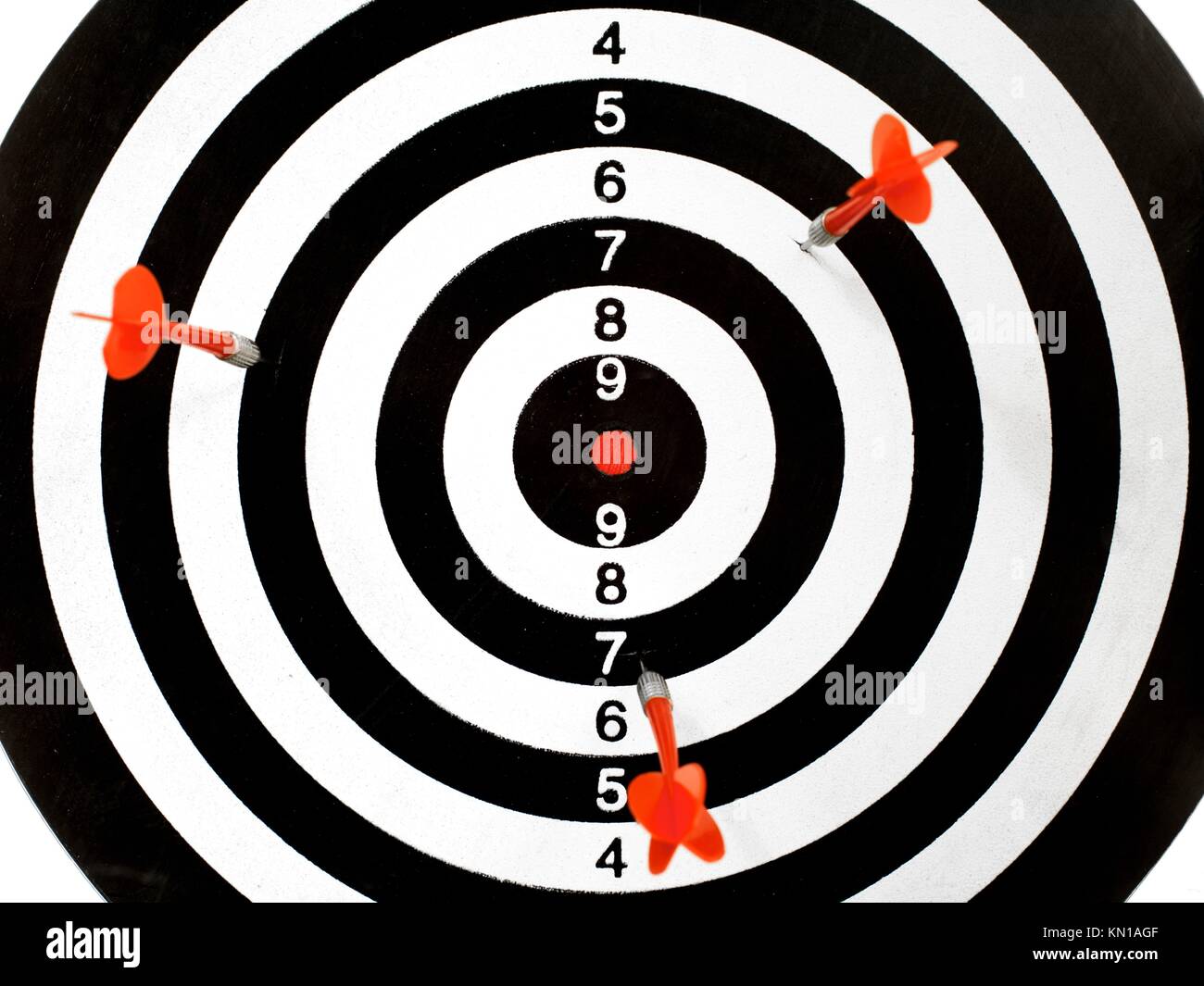 A target isolated against a white background Stock Photo - Alamy