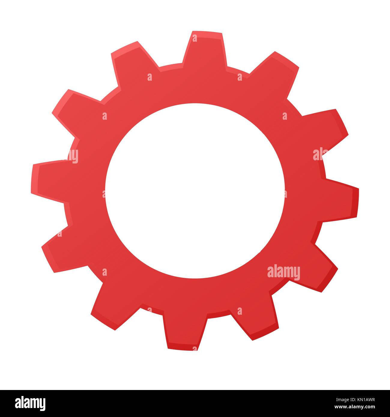 Rendered gears isolated against a white background Stock Photo - Alamy