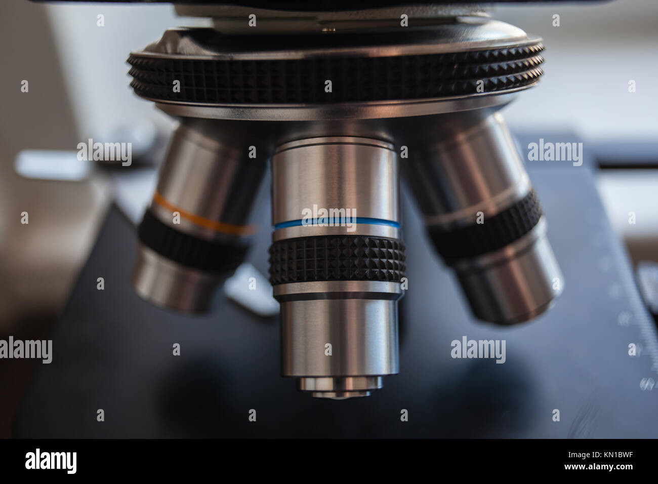Optical microscope - science and laboratory equipment. For conducting ...