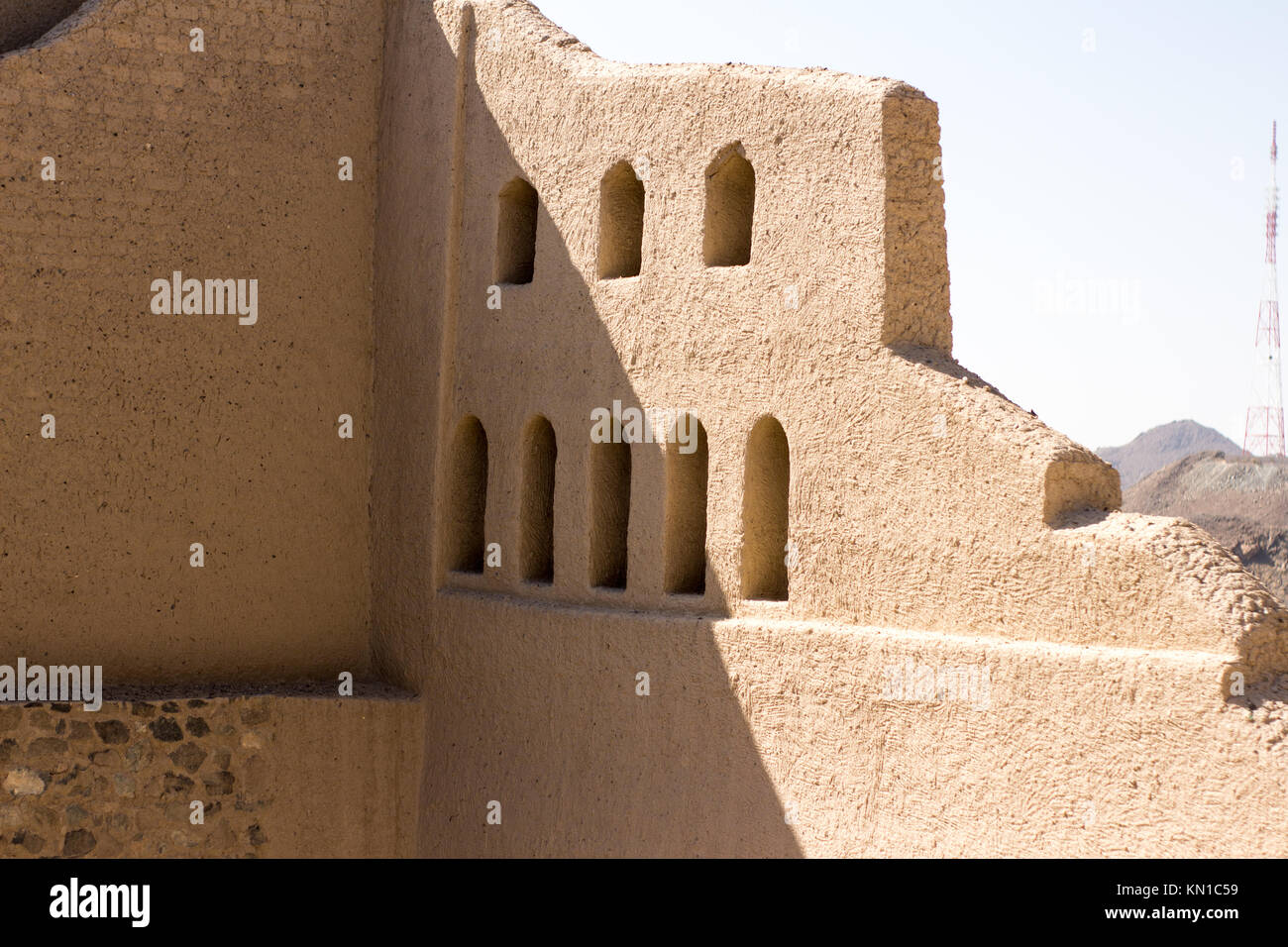 Ancient Oman fort famous for construction old architecture used for ...