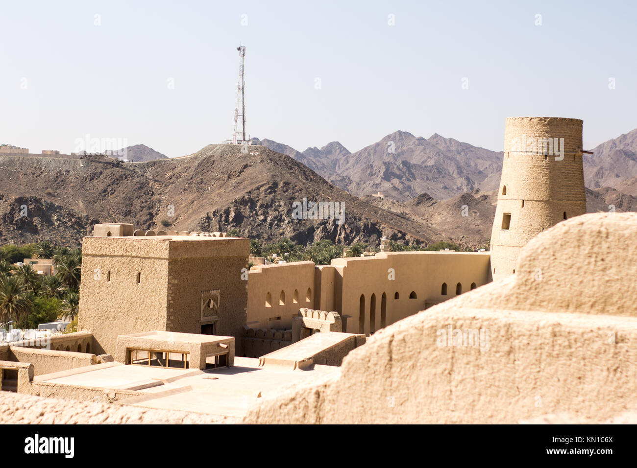 Ancient Oman fort famous for construction old architecture used for ...
