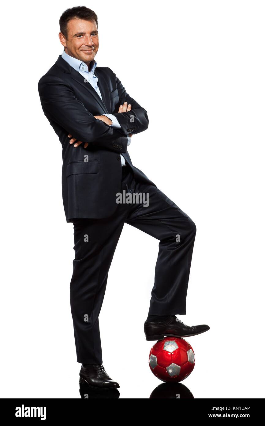 Football crossed out hi-res stock photography and images - Alamy