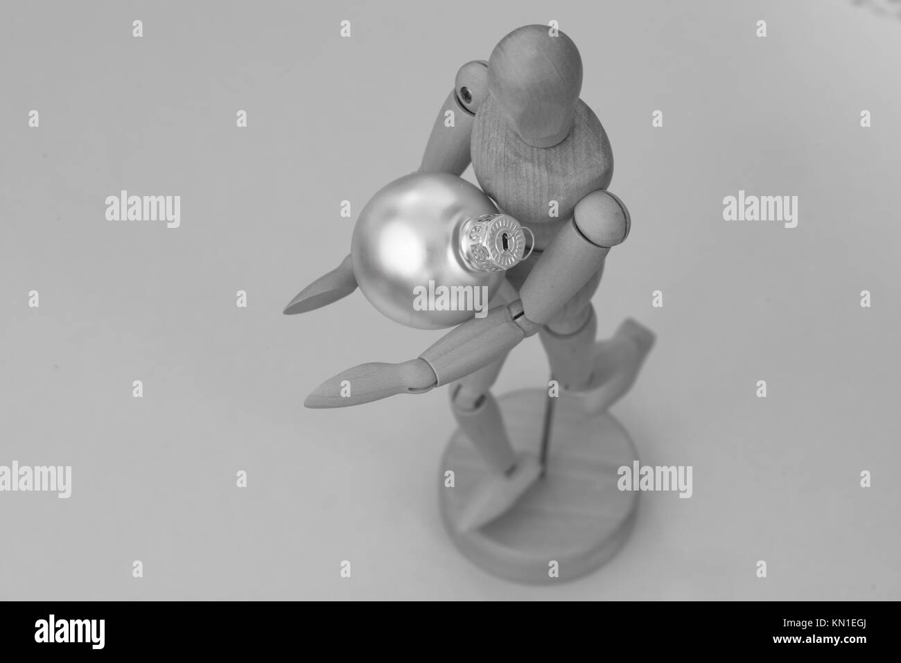 Single Christmas Tree Ornament Decoration Bauble Stock Photo - Alamy