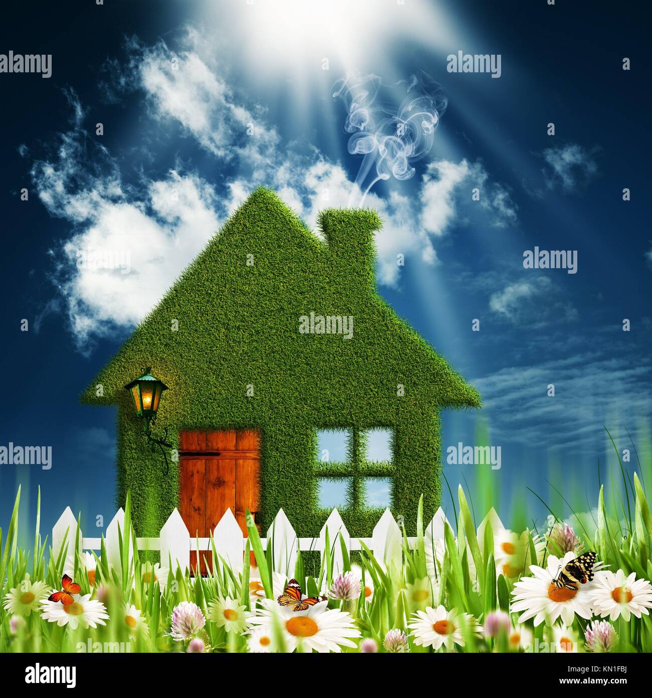 Green House. Environmental background Stock Photo - Alamy