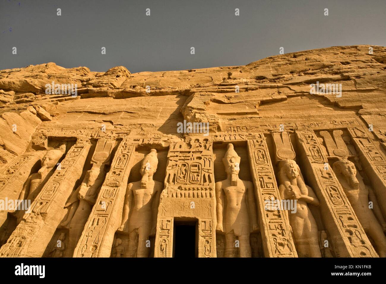 Nefertari temple hi-res stock photography and images - Alamy