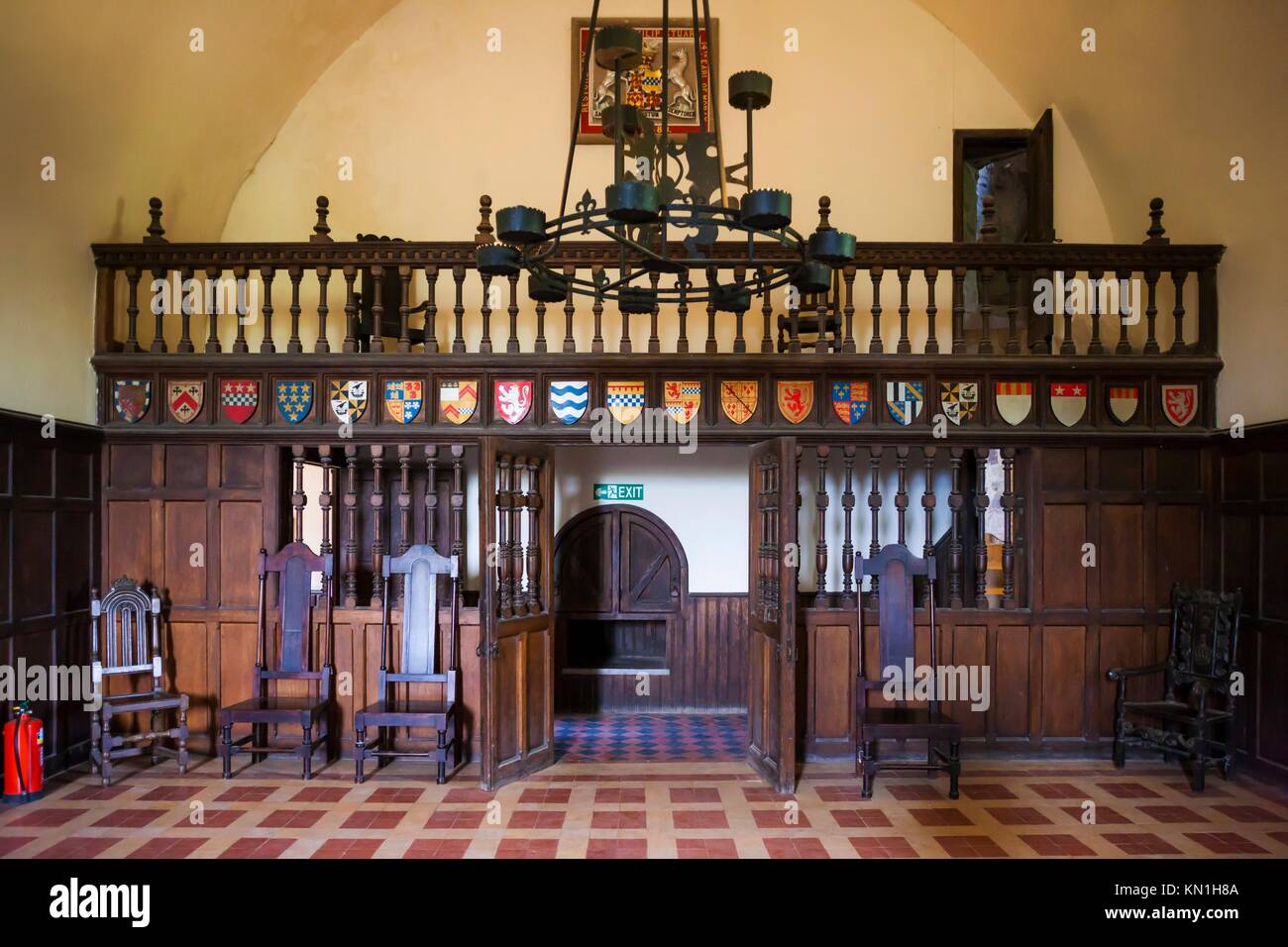 Doune castle inside hi-res stock photography and images - Alamy