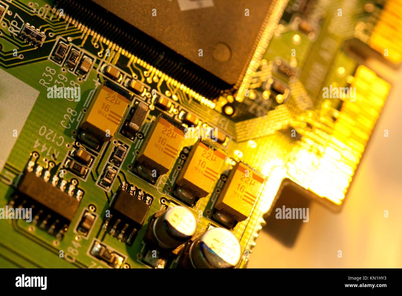 Detail Of A Circuit Board High Resolution Stock Photography and Images ...