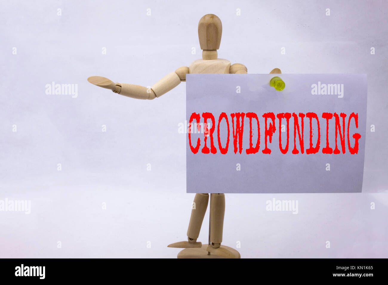 Conceptual hand writing text caption inspiration showing Crowdfunding ...