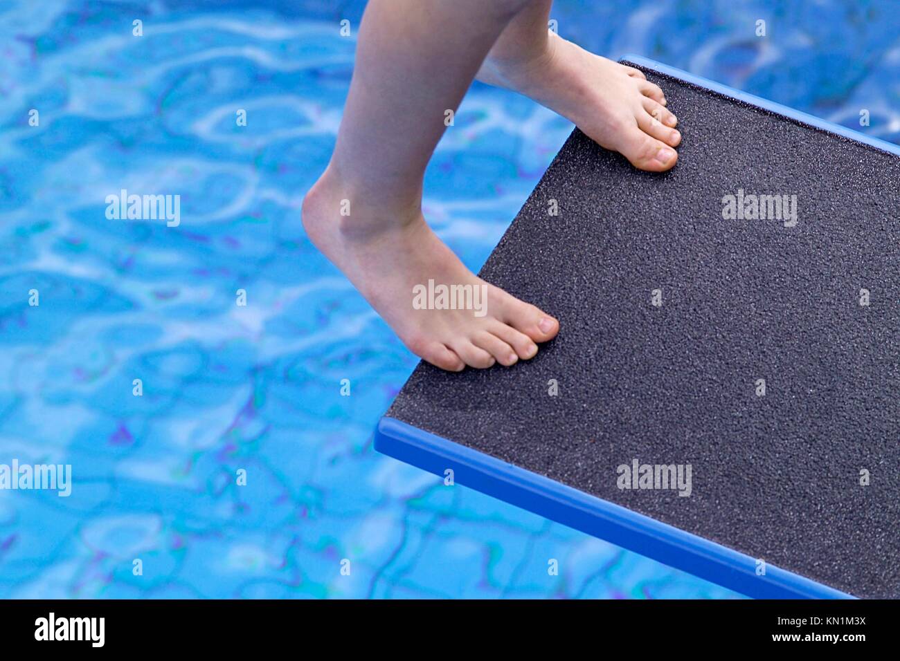 Jump off diving board hi-res stock photography and images - Alamy