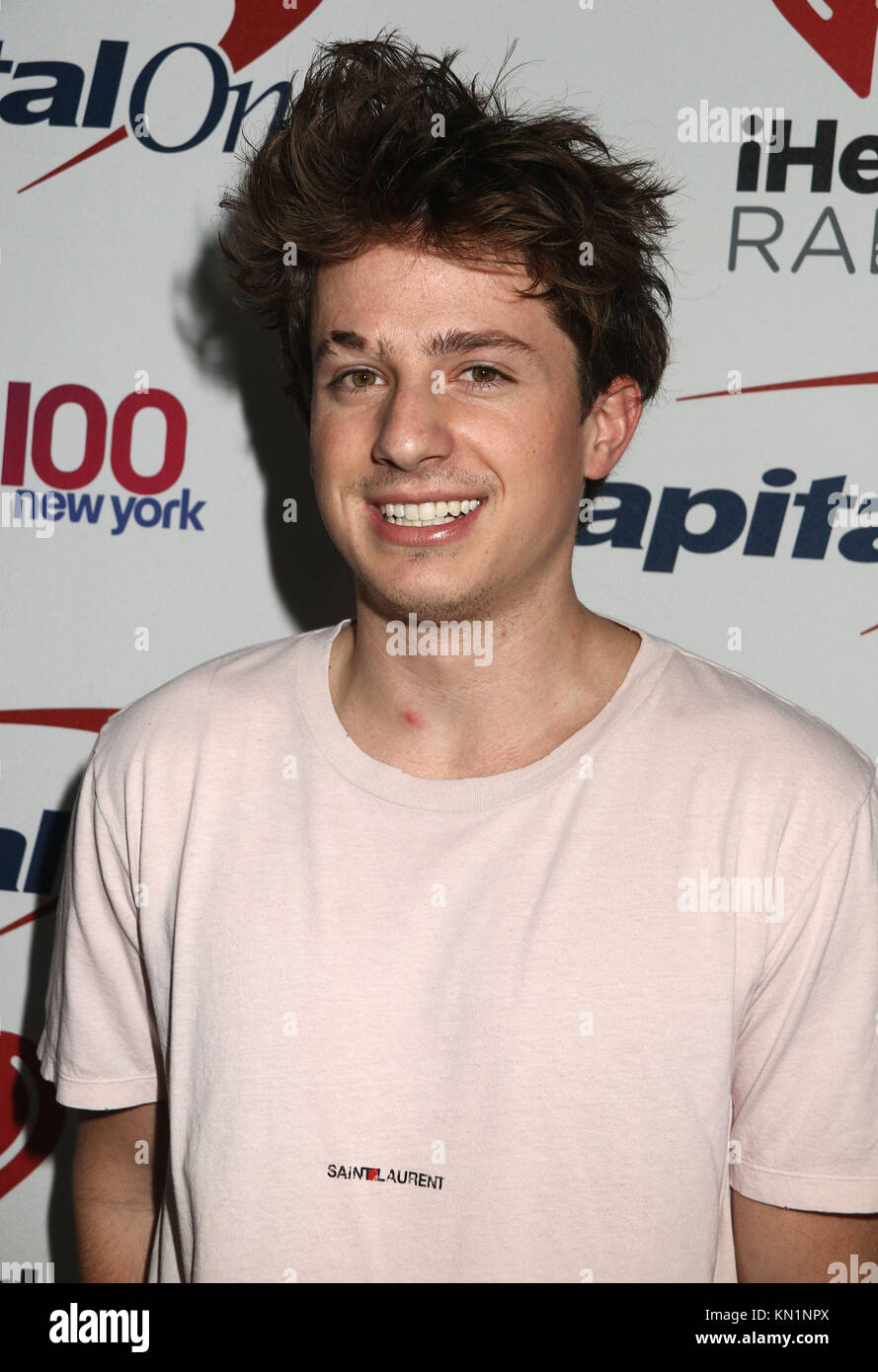 December 8, 2017 - New York City, New York, U.S. - Singer CHARLIE PUTH ...