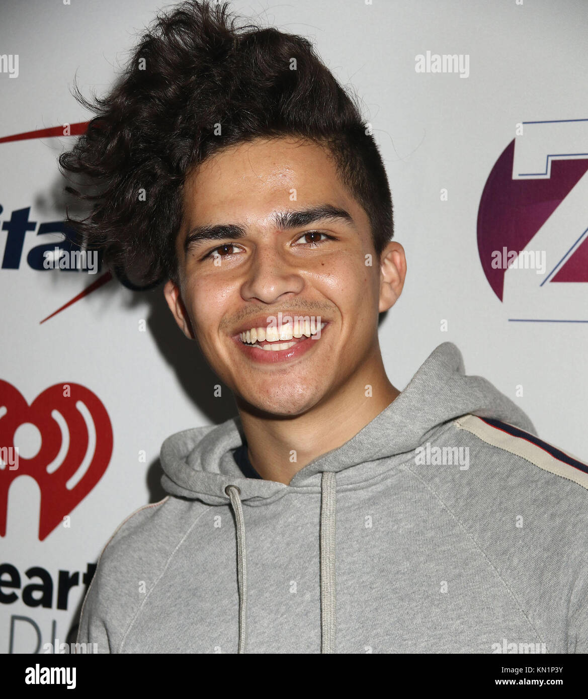 New York City, New York, USA. 8th Dec, 2017. Singer ALEX ALONO attends ...