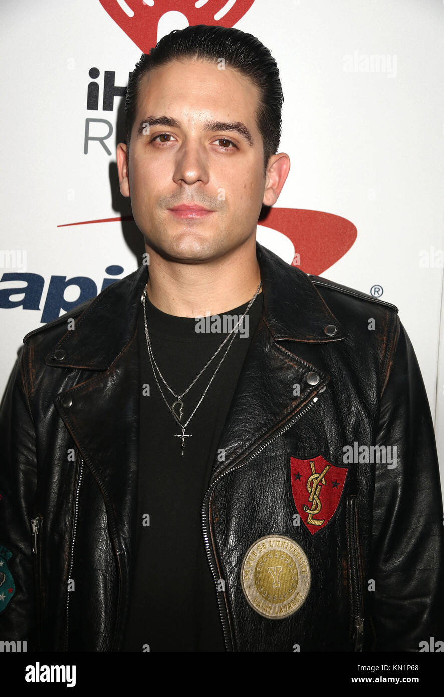 New York City, New York, USA. 8th Dec, 2017. Rapper G-EAZY attends Z100 ...
