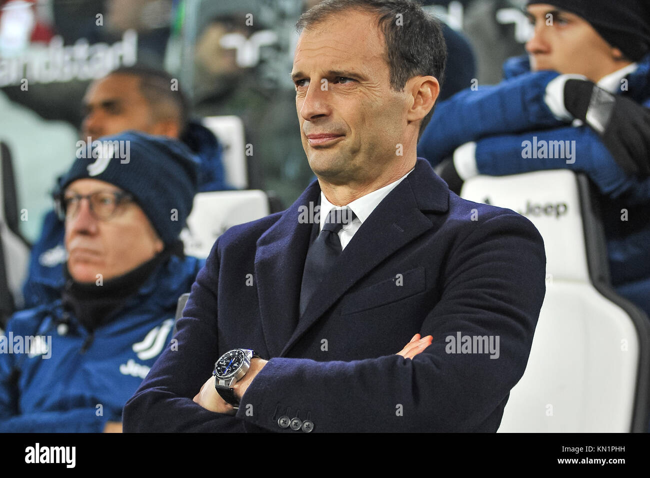 Massimiliano Allegri, head coach of Juventus FC, during the Serie A ...