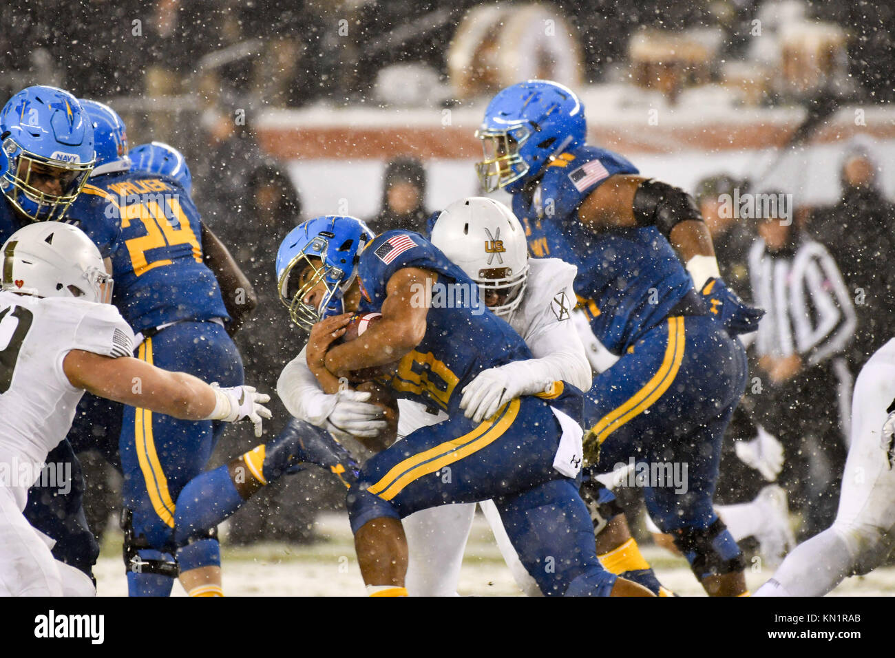 Philadelphia, Pennsylvania, USA. 9th Dec, 2017. Navy's QB, MALCOLM ...