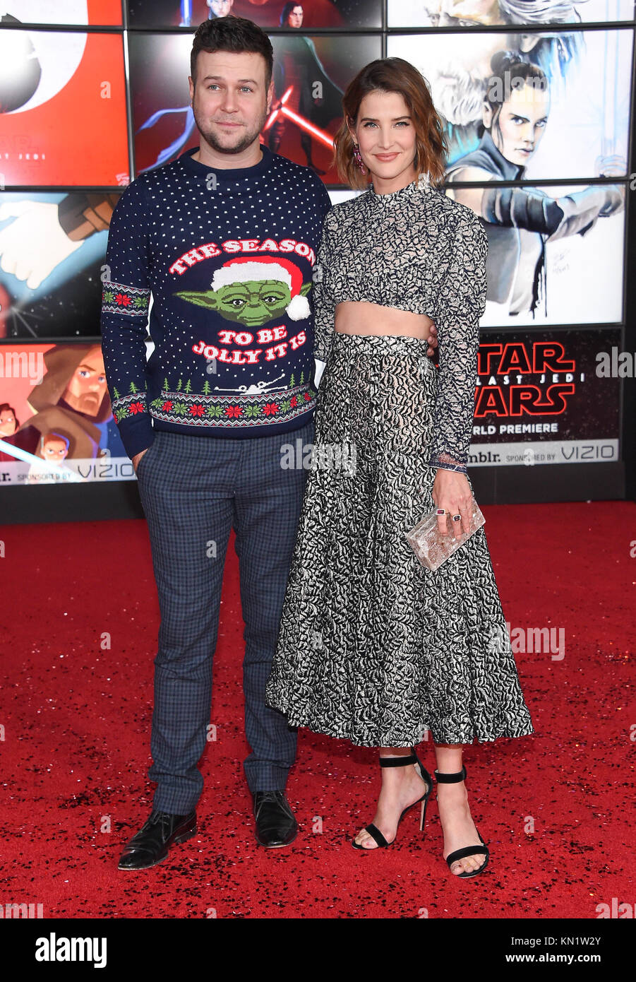 Los Angeles, California, USA. 9th Dec, 2017. Cobie Smulders and Taran ...