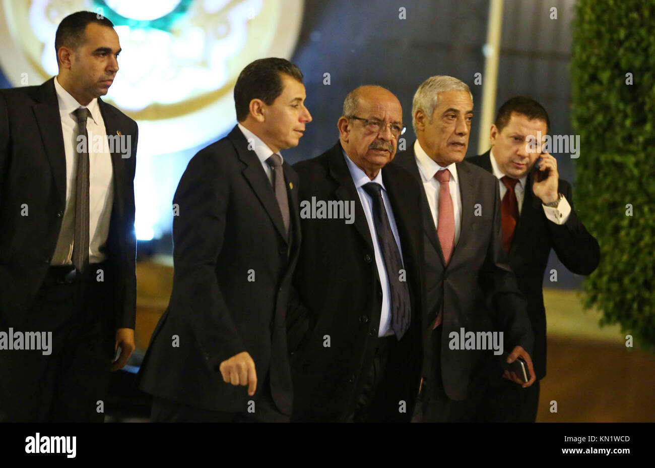 Cairo, Egypt. 9th Dec, 2017. Arab League foreign ministers hold an ...