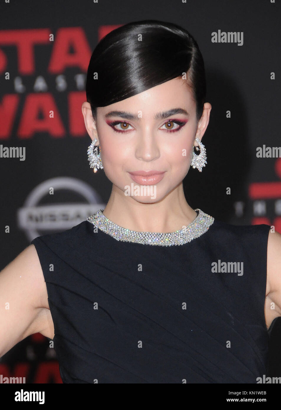 09 December 2017 - Los Angeles, California - Sofia Carson. Premiere Of Disney Pictures And ...