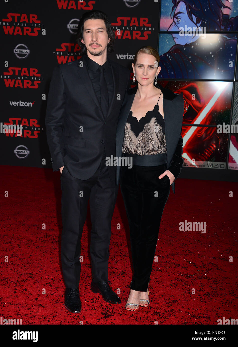 Los Angeles, USA. 09th Dec, 2017. Adam Driver 044 attends the premiere ...