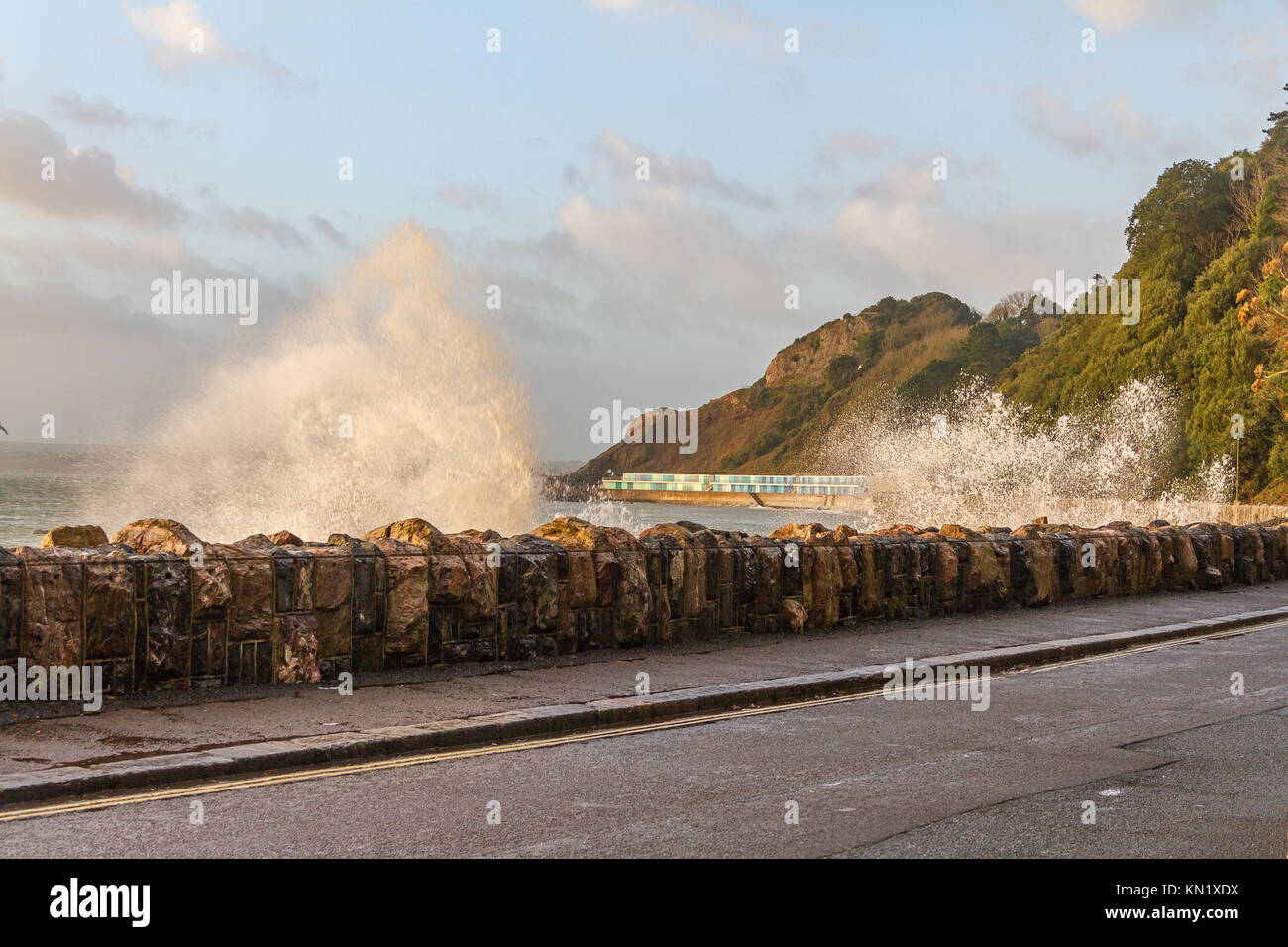 Torquay, Devon, England, UK, 10th December, 2017, UK Weather: A warm ...