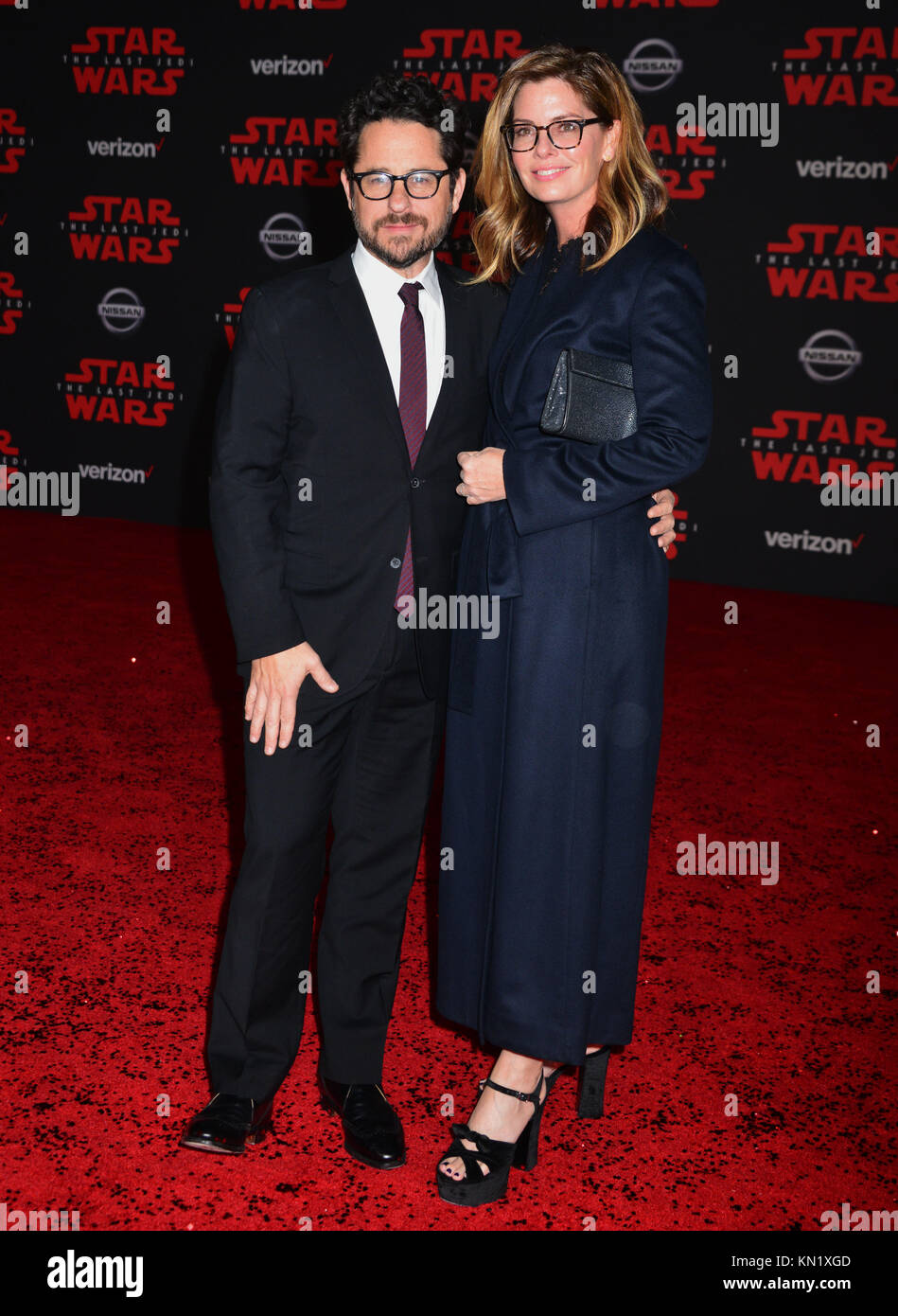 Los Angeles, USA. 09th Dec, 2017. JJ Abrams and wife attends the ...