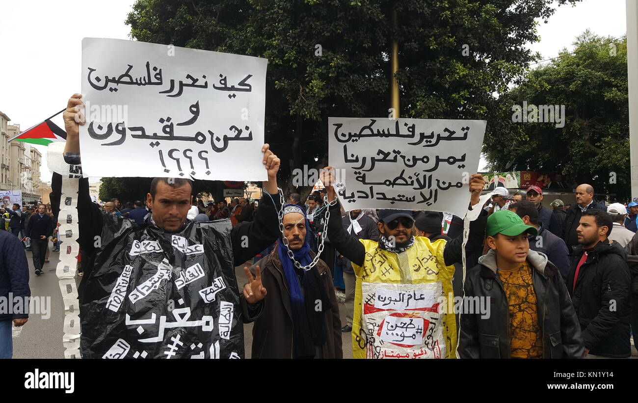 people gadering at Rabat to protest against trump Stock Photo - Alamy