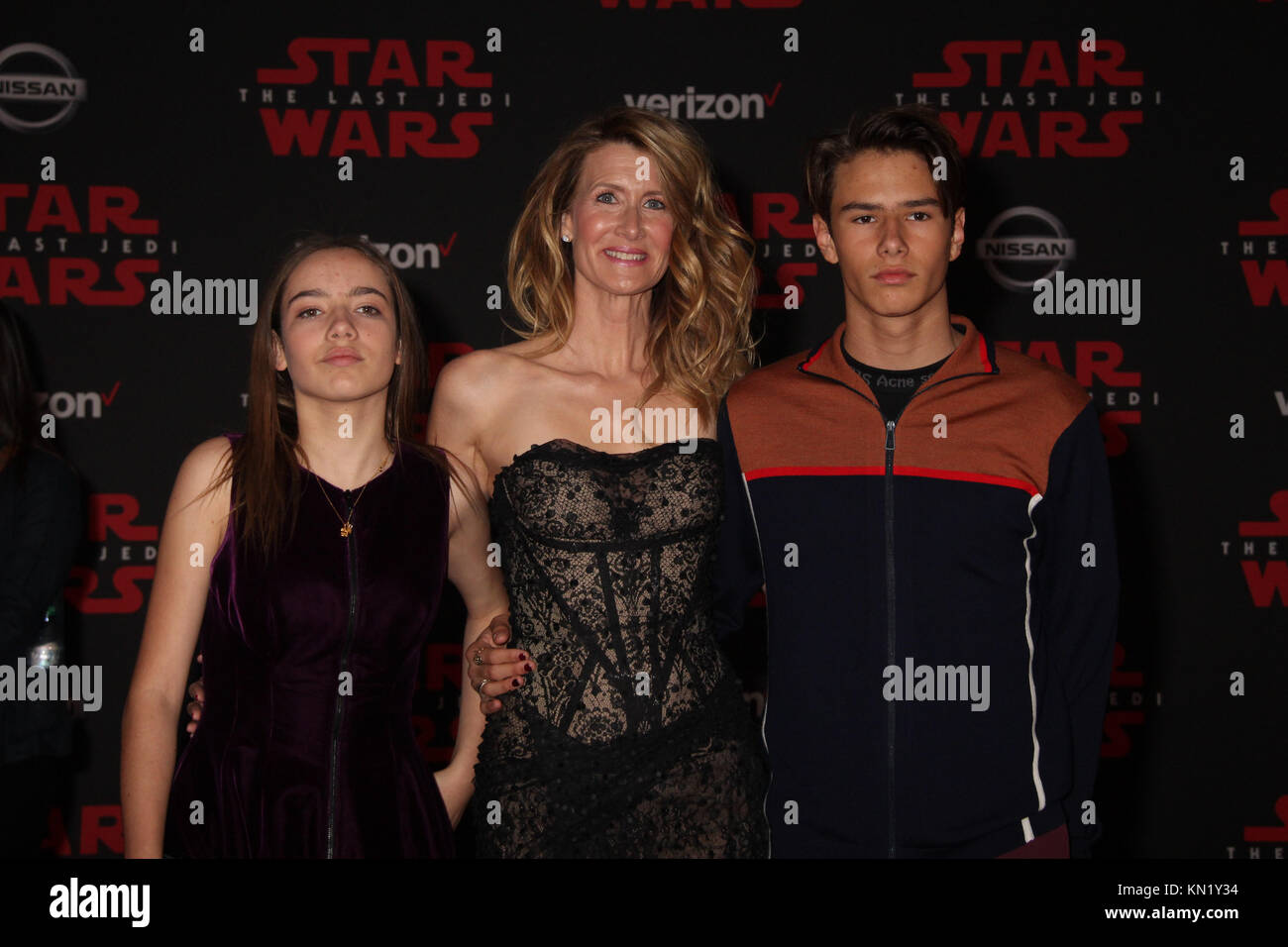 Los Angeles, USA. 09th Dec, 2017. Jaya Harper, Laura Dern, Ellery ...