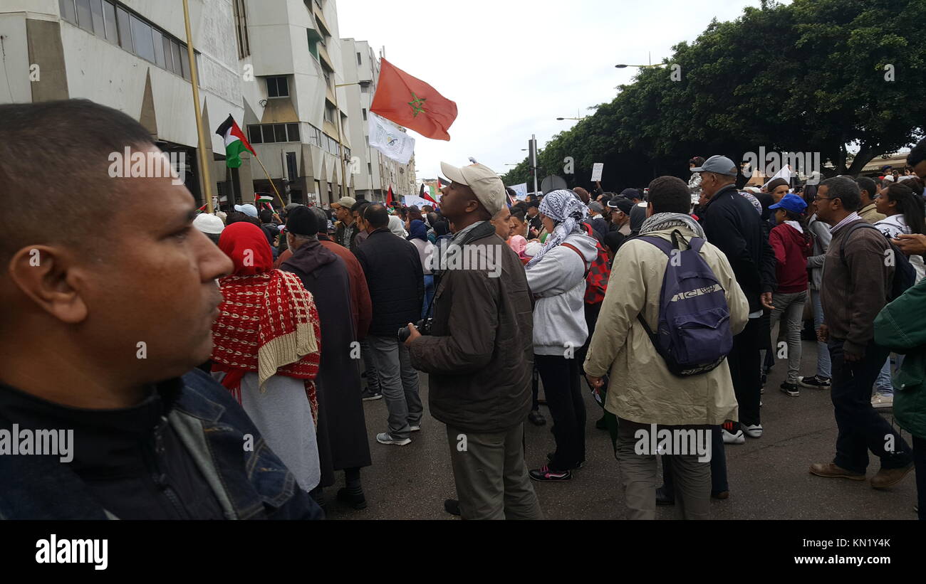 people gadering at Rabat to protest against trump Stock Photo - Alamy