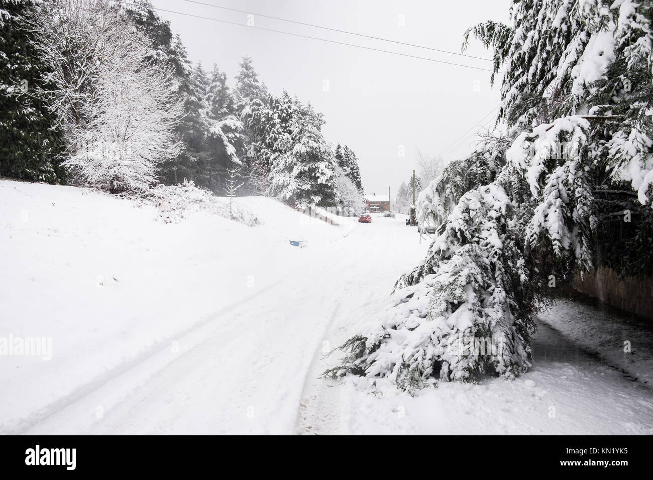 Heavy snowfall across the uk hi-res stock photography and images - Alamy
