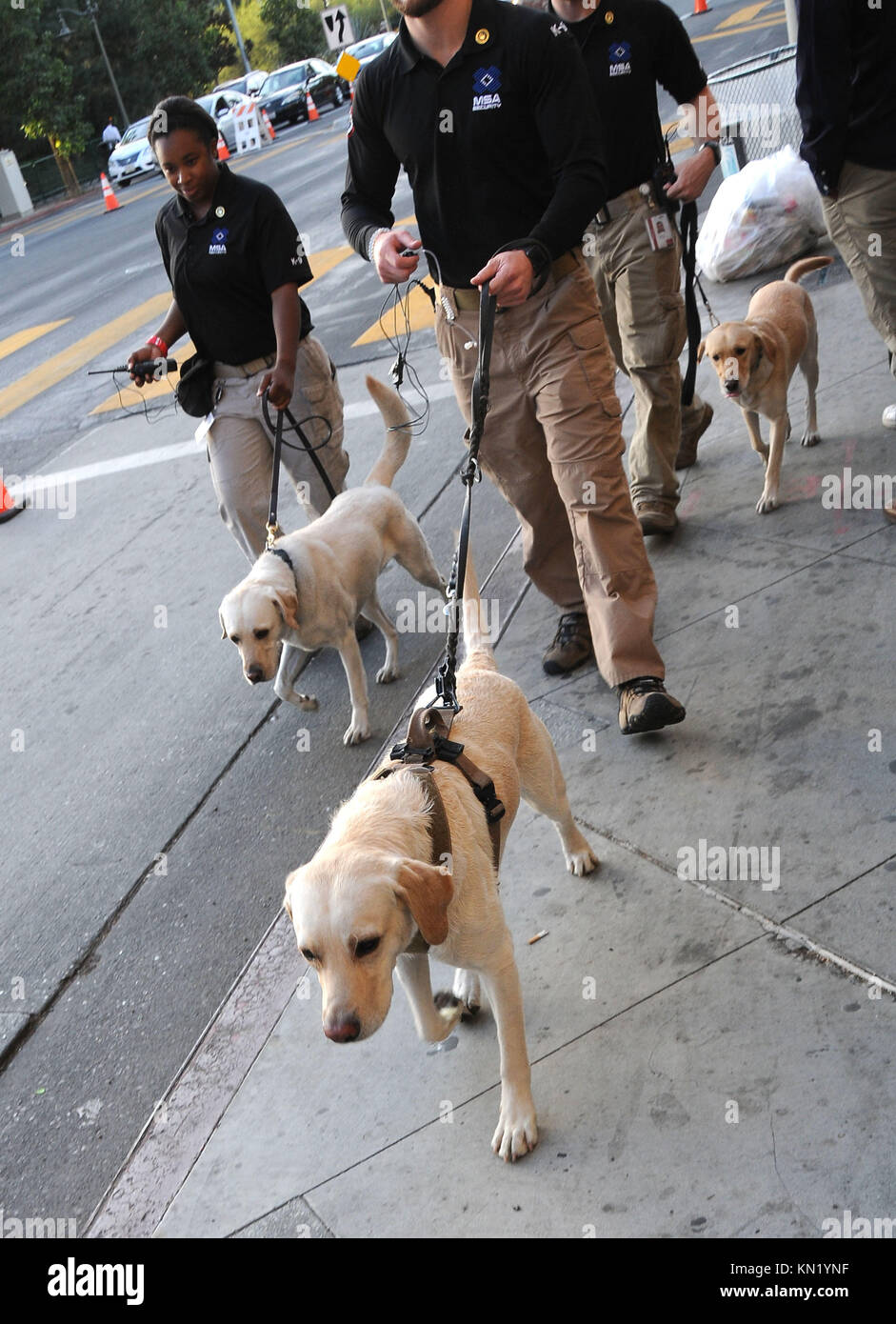 Los Angeles, USA. 09th Dec, 2017. A general view of atmosphere K9 dogs ...