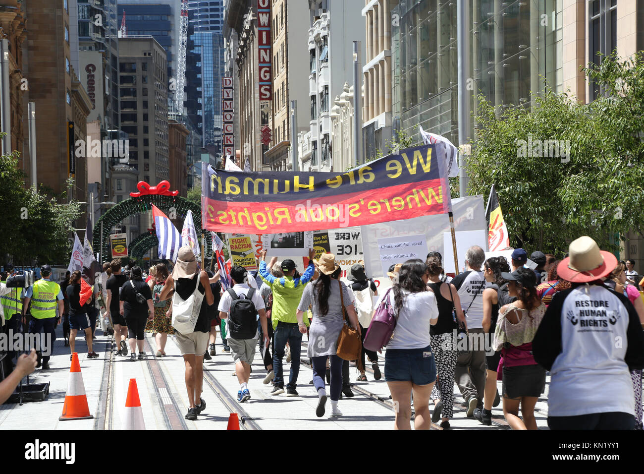 Sydney, Australia. 10 December 2017. On International Human Rights Day ...