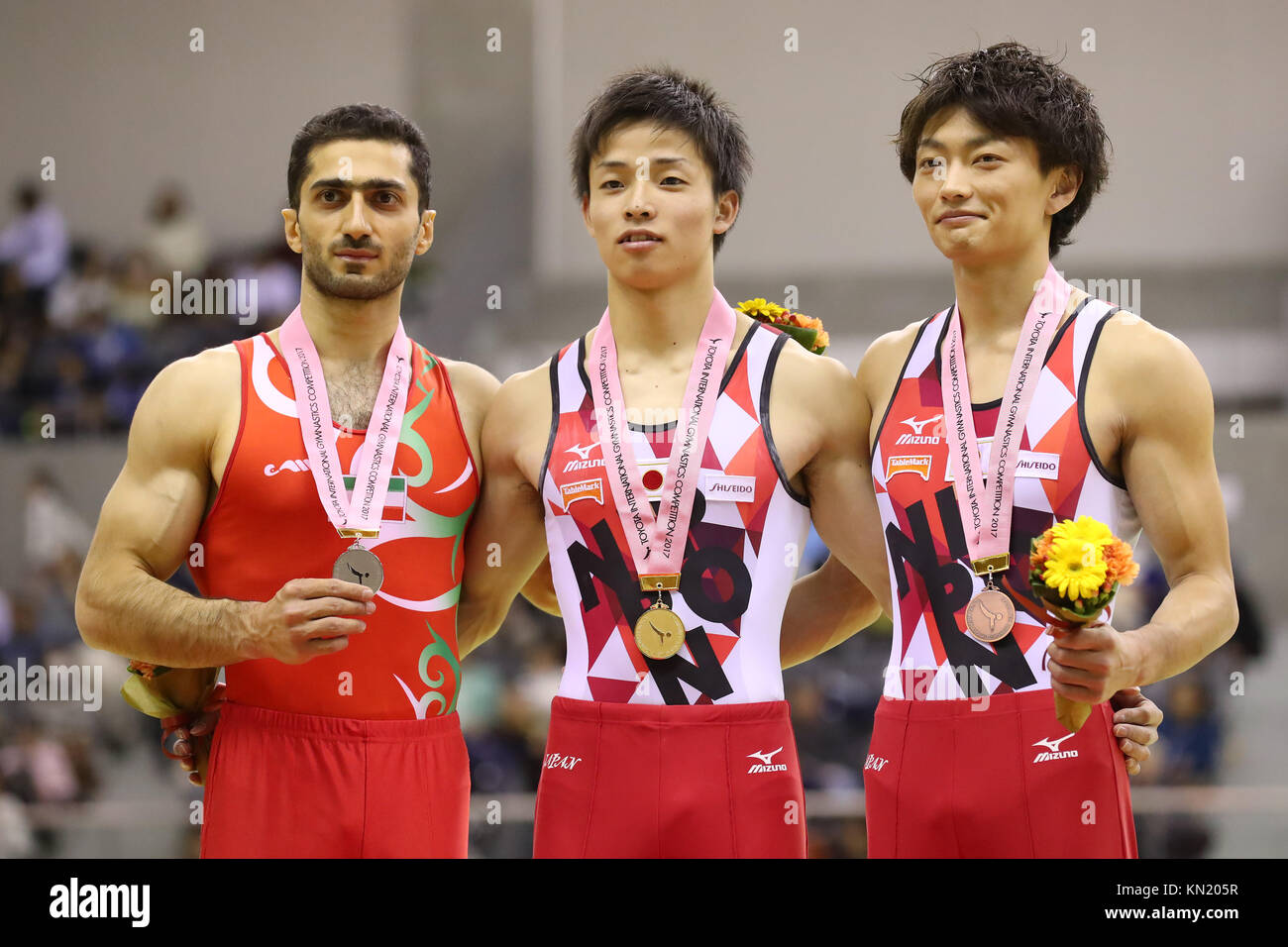 Sky Hall Toyota, Aichi, Japan. 9th Dec, 2017. (L to R) Saeedreza Keikha ...